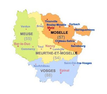 Département Moselle (57) : informations essentielles | Lorraine.pro